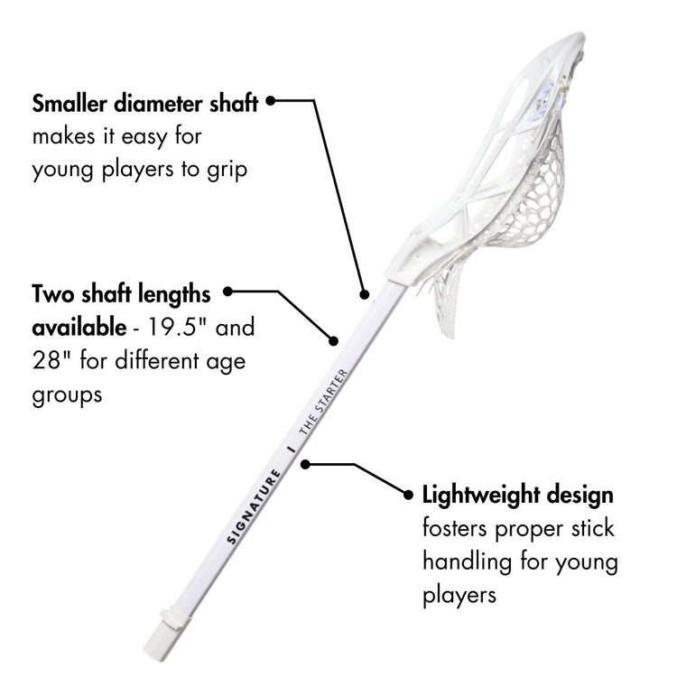 Starter Lacrosse Stick For Beginners | Fiddle Stick | Signature Lacrosse